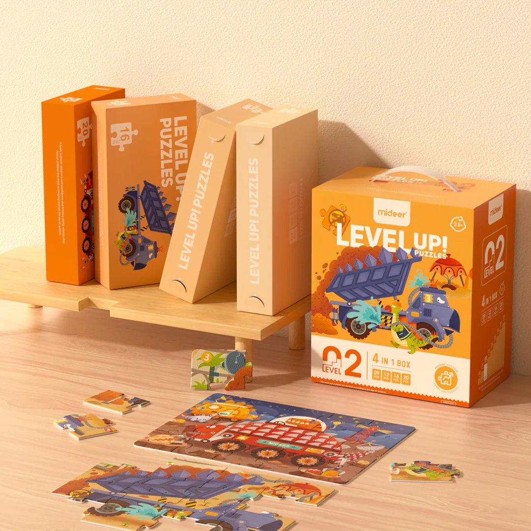 Level Up! Puzzles - Level 2: Dinosaur Projects 9P-20P – Dolly & Belly