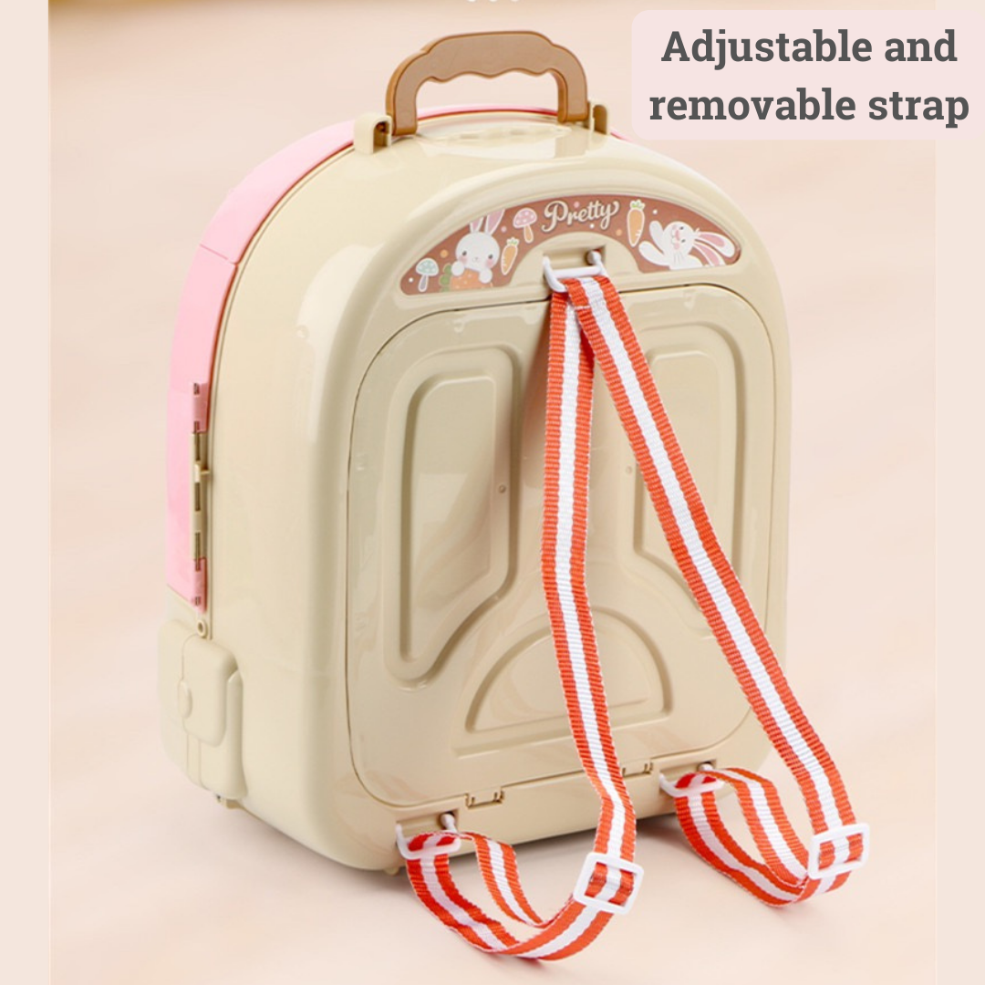 Kids Pretend Play Rabbit Backpack 3 in 1 – Dolly & Belly