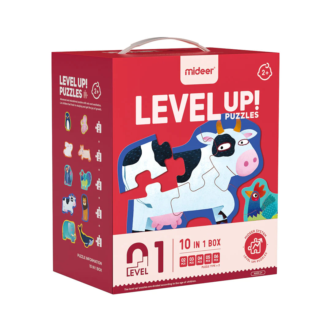 Level Up! Puzzles - Level 1: Animals 2P-6P – Dolly & Belly