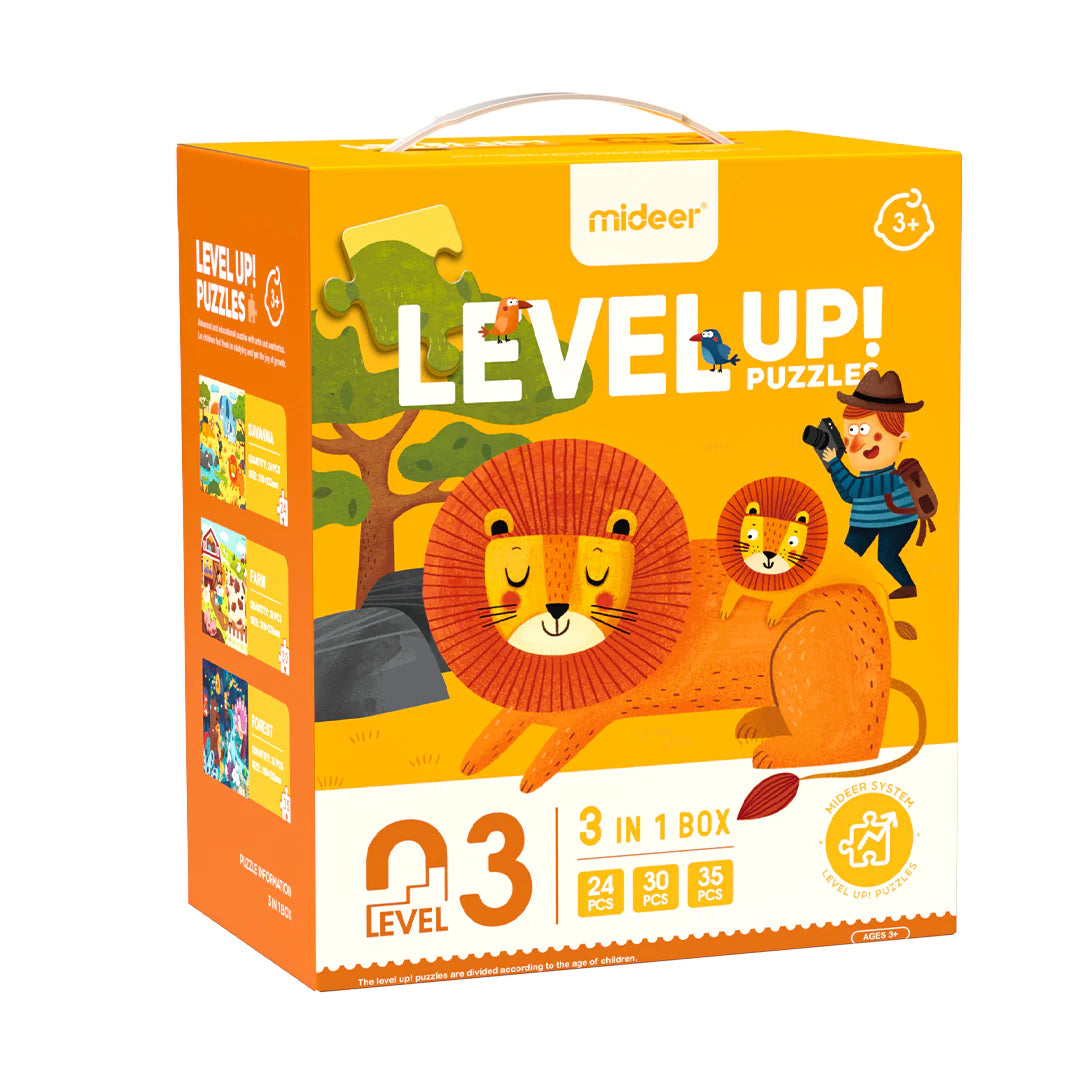 Level Up! Puzzles - Level 3: Natural Scenery 24P-35P – Dolly & Belly