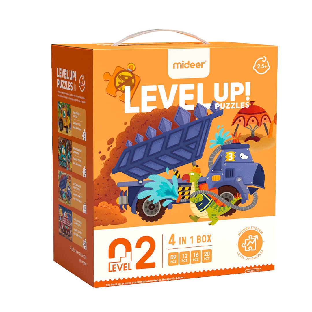 Level Up! Puzzles - Level 2: Dinosaur Projects 9P-20P – Dolly & Belly
