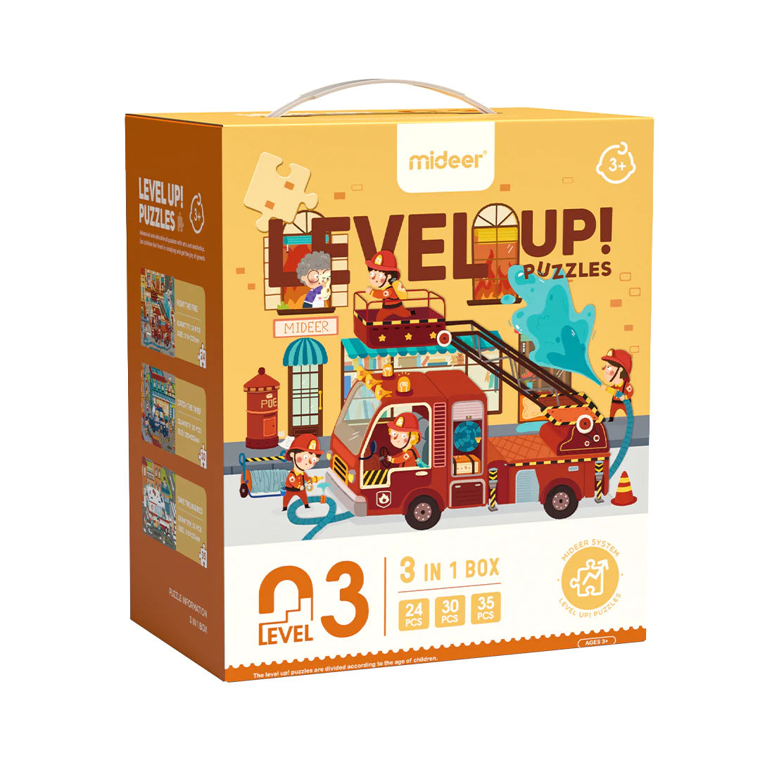 Level Up! Puzzles - Level 3: Busy Community Helpers 24P-35P – Dolly & Belly