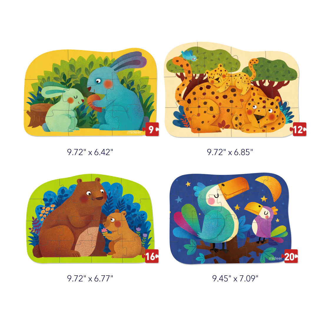 Level Up! Puzzles - Level 2: Animal Families 9P-20P – Dolly & Belly
