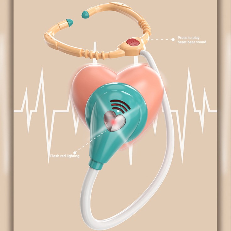 Kids Pretend Play Medical Toys Kit with Trolley – Dolly & Belly