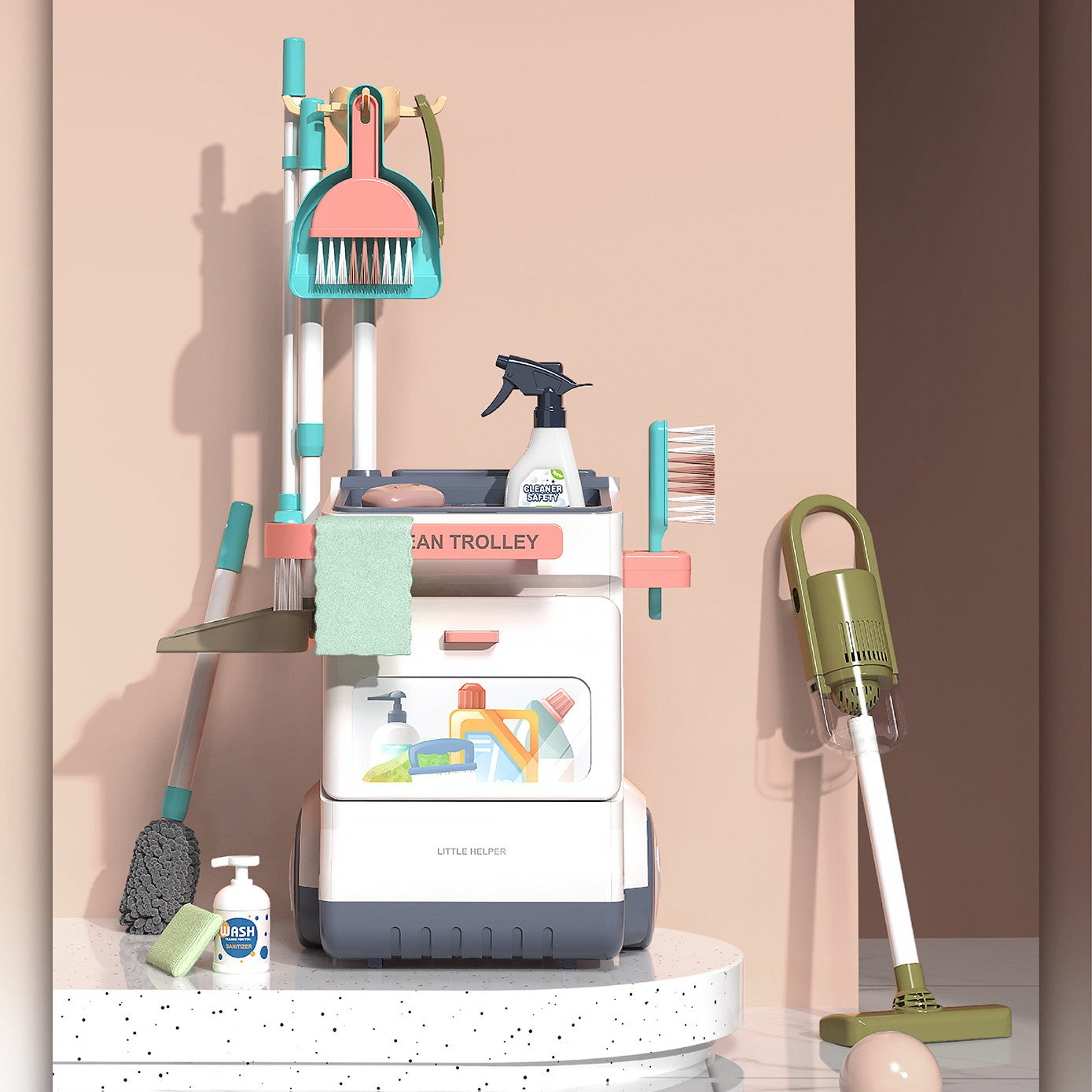 Kids Luxe Home Little Helper Cleaning Set – Dolly & Belly