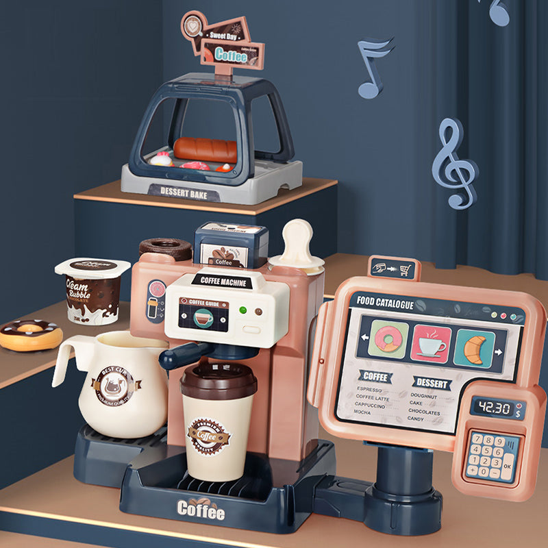 Kids Pretend Play Coffee Machine & Cashier – Dolly & Belly