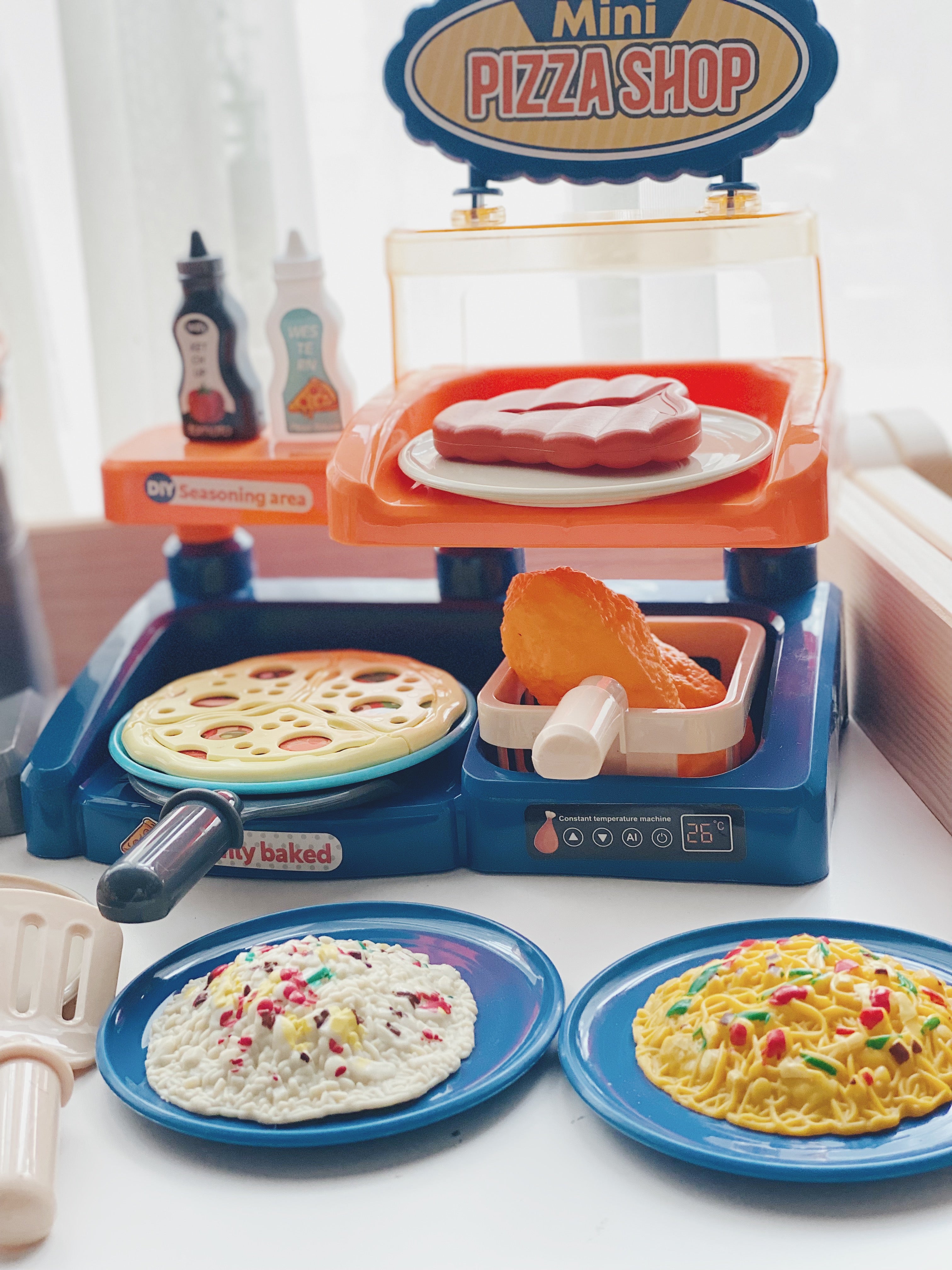 Kids Pretend Play Pizza Hub 2 in 1 – Dolly & Belly