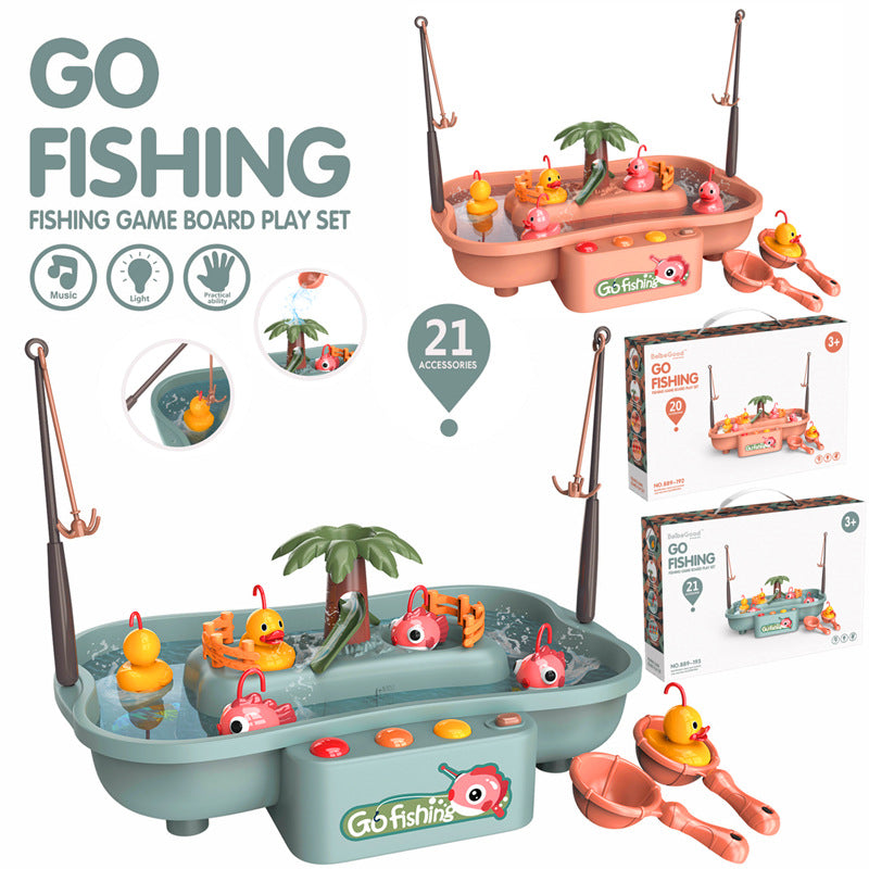 Kids Electric Rotary Water Fishing Game Toy – Dolly & Belly